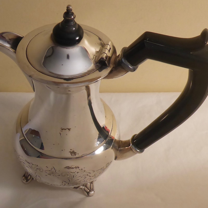 Silver Plate Teapot - Etsy
