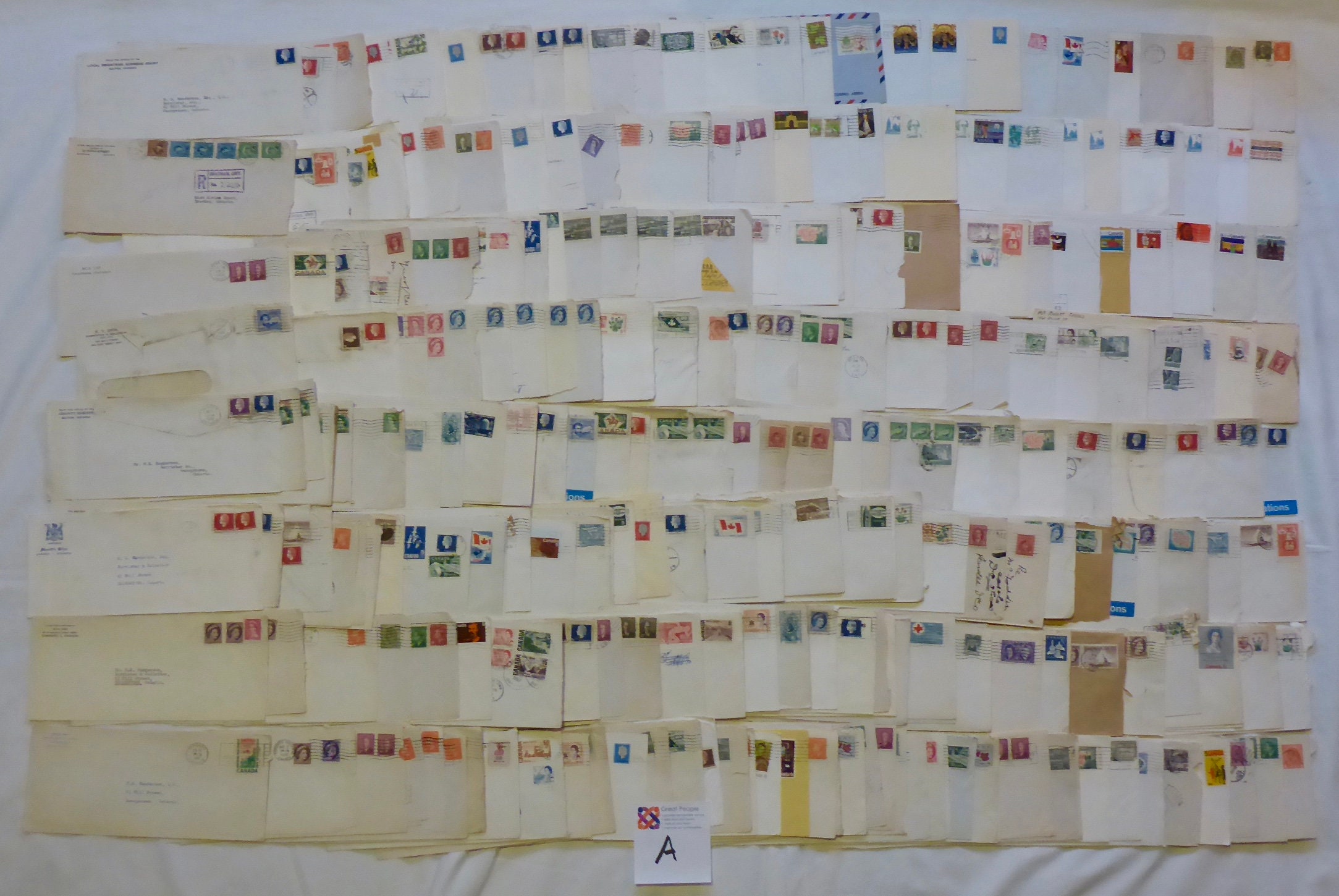 Large Lot of Vintage Canadian Post Marked Stamps on Envelopes - Etsy Canada
