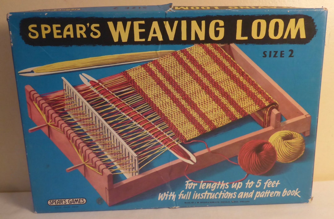Vintage Spear's Games Wool Weaving Loom Size 2 Vintage Spear's Weaving ...