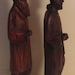 Vintage Korean Hand Carved Wooden Mamasan & Papasan Figurines - Vintage ...