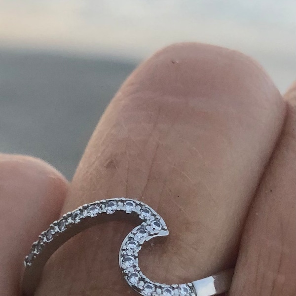 Wave Ring - Etsy