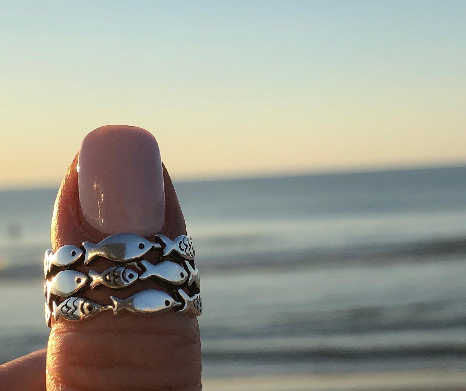 Fish Band Ring Sterling Silver - Etsy
