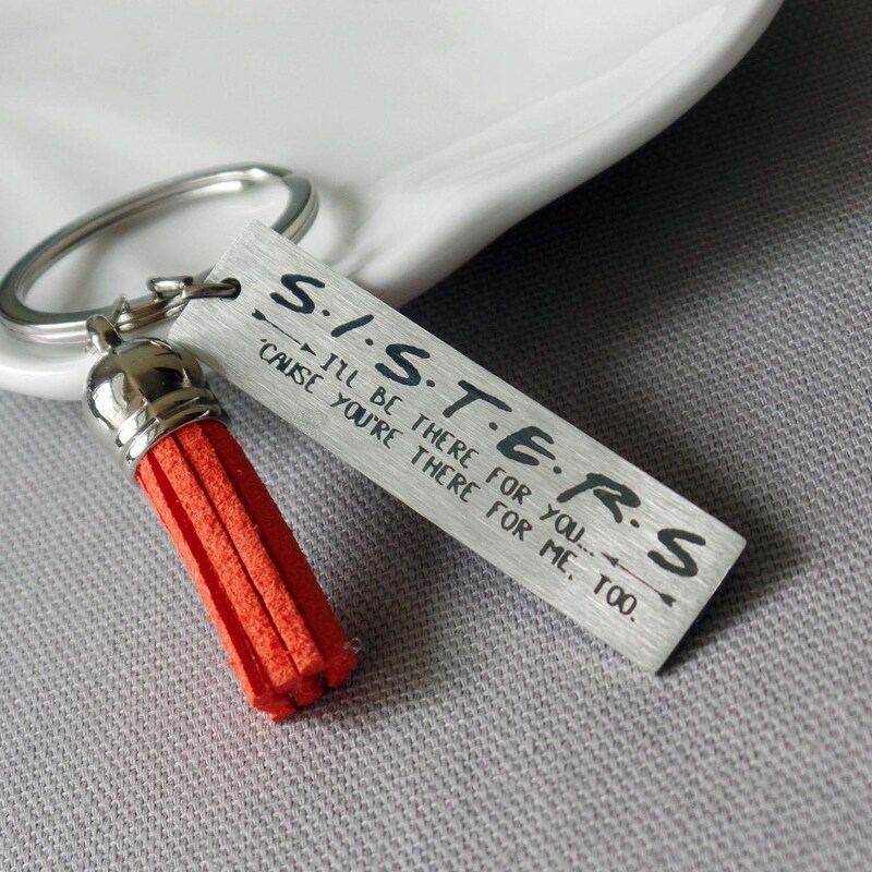Sister Keychain - Etsy