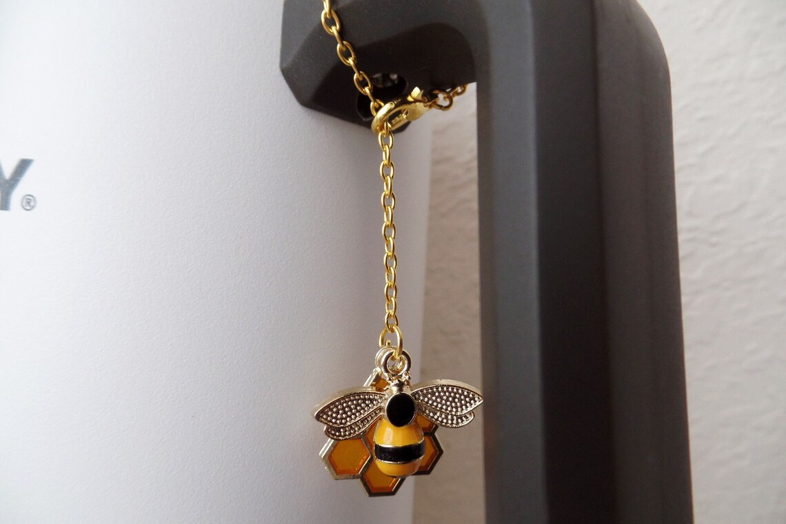 Bee and Hive Charm Stanley Cup Handle Charm Tumbler Handle Charm Personalized Charm - Etsy