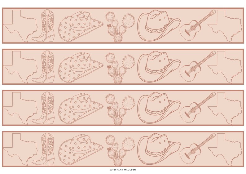 Good Vibes Texas Classroom Bulletin Border and Posters - Etsy