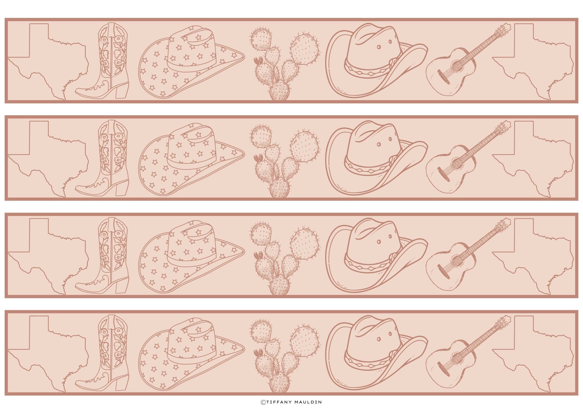 Good Vibes Texas Classroom Bulletin Border and Posters - Etsy