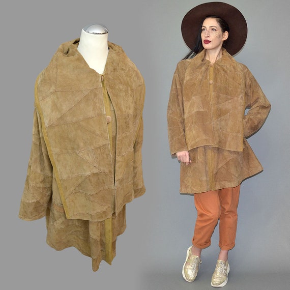 Vintage Camel Minimalist Duster Spy Trench Coat A-Lin… - Gem
