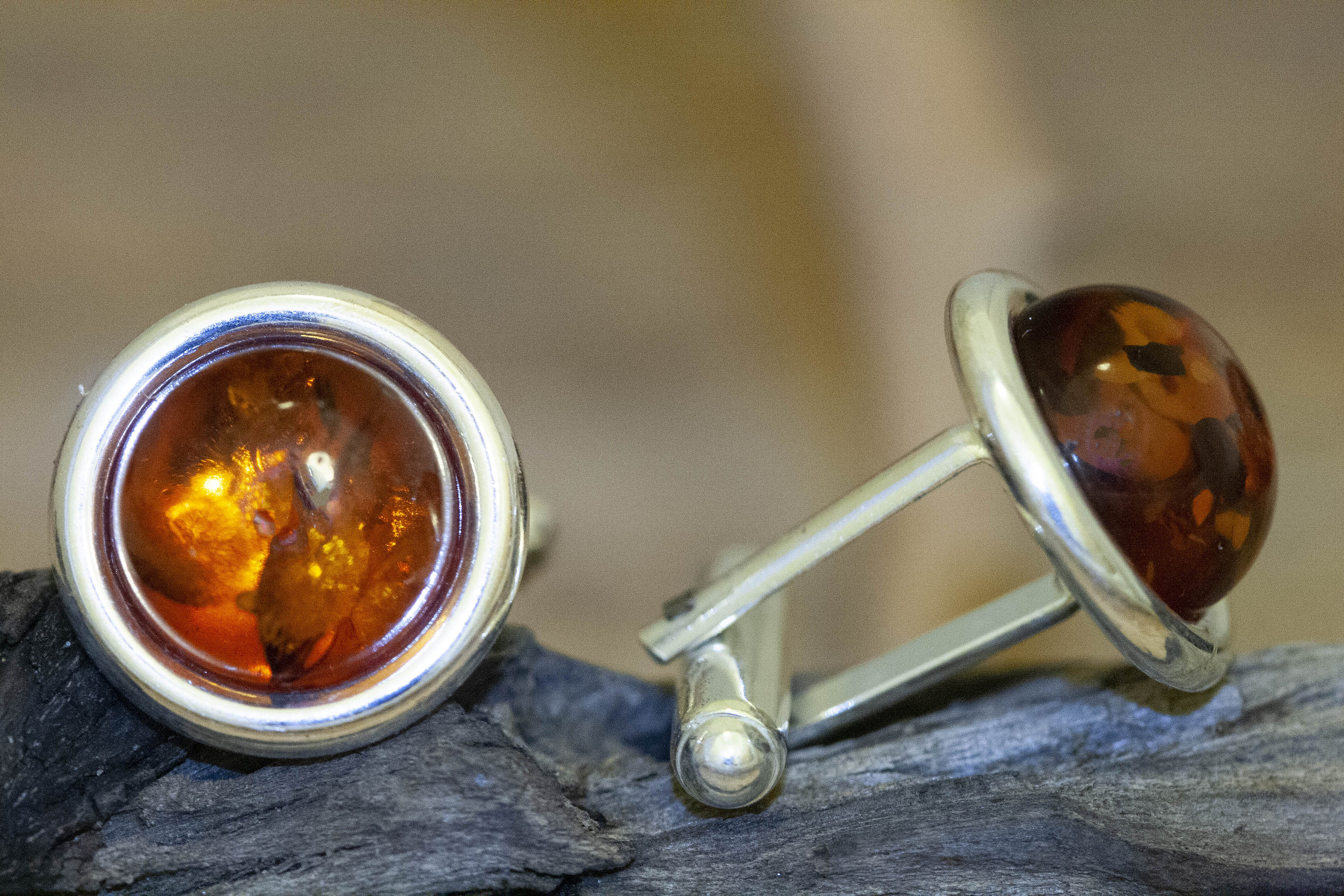 Baltic Amber Cufflinks , Sterling silver cufflinks, Anniversary gift ...