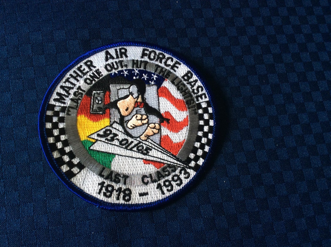 Mather Air Force Base Last One Out, Hot the Lights Aviation Patch - Etsy