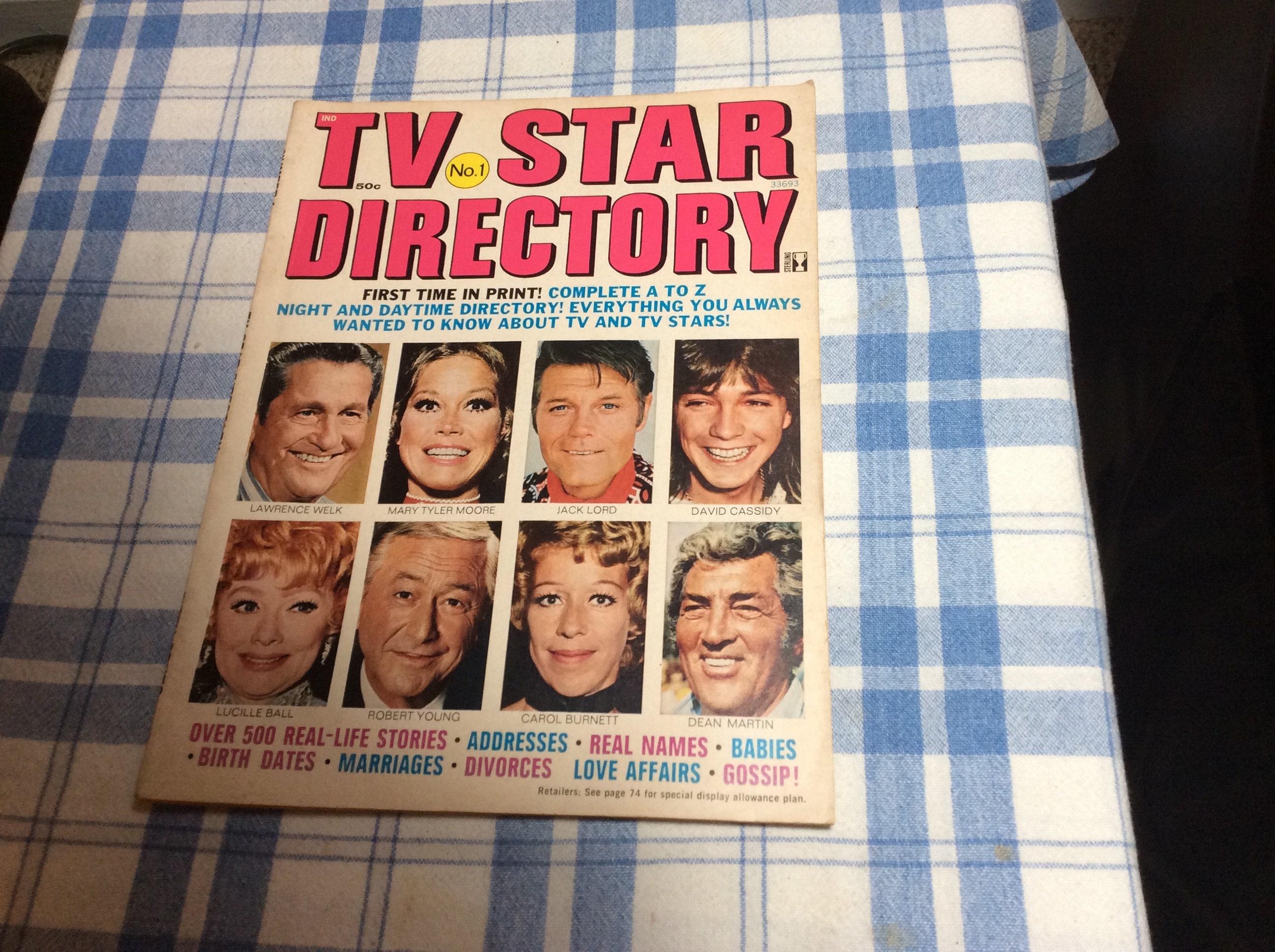 Vintage TV Star Directory Magazine 1972 Issue. - Etsy