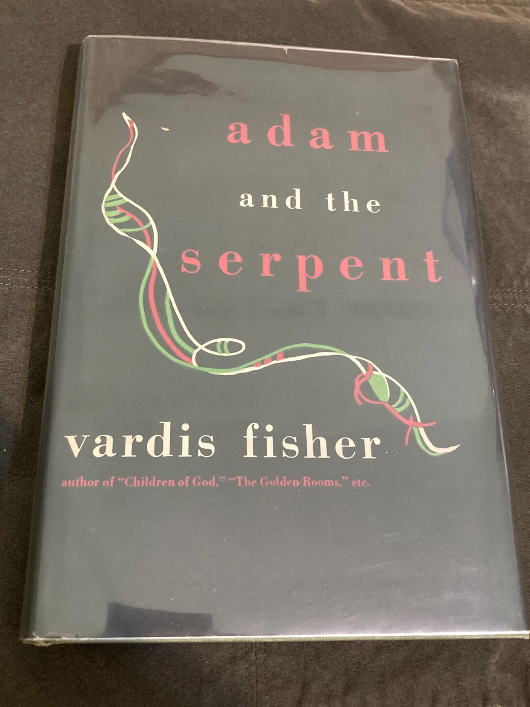 Adam and the Serpent by Vardis Fisher Hardback, 1947 1st Edition - Etsy