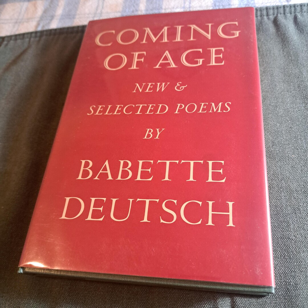 Coming of Age New & Selected Poems Hardback, 1960 1st Edition - Etsy