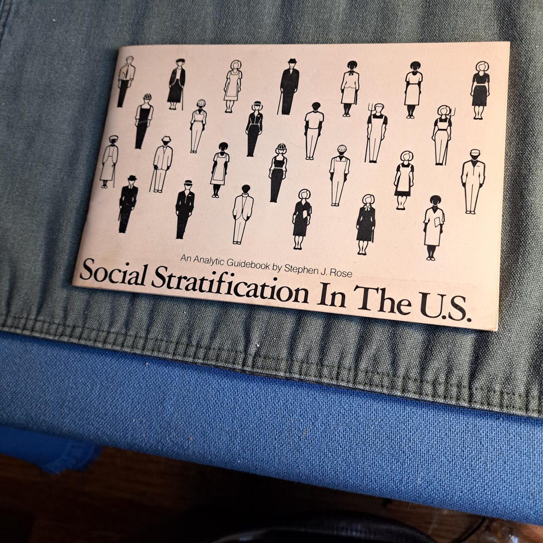 Social Stratification in the U.S. 1983 Edition - Etsy