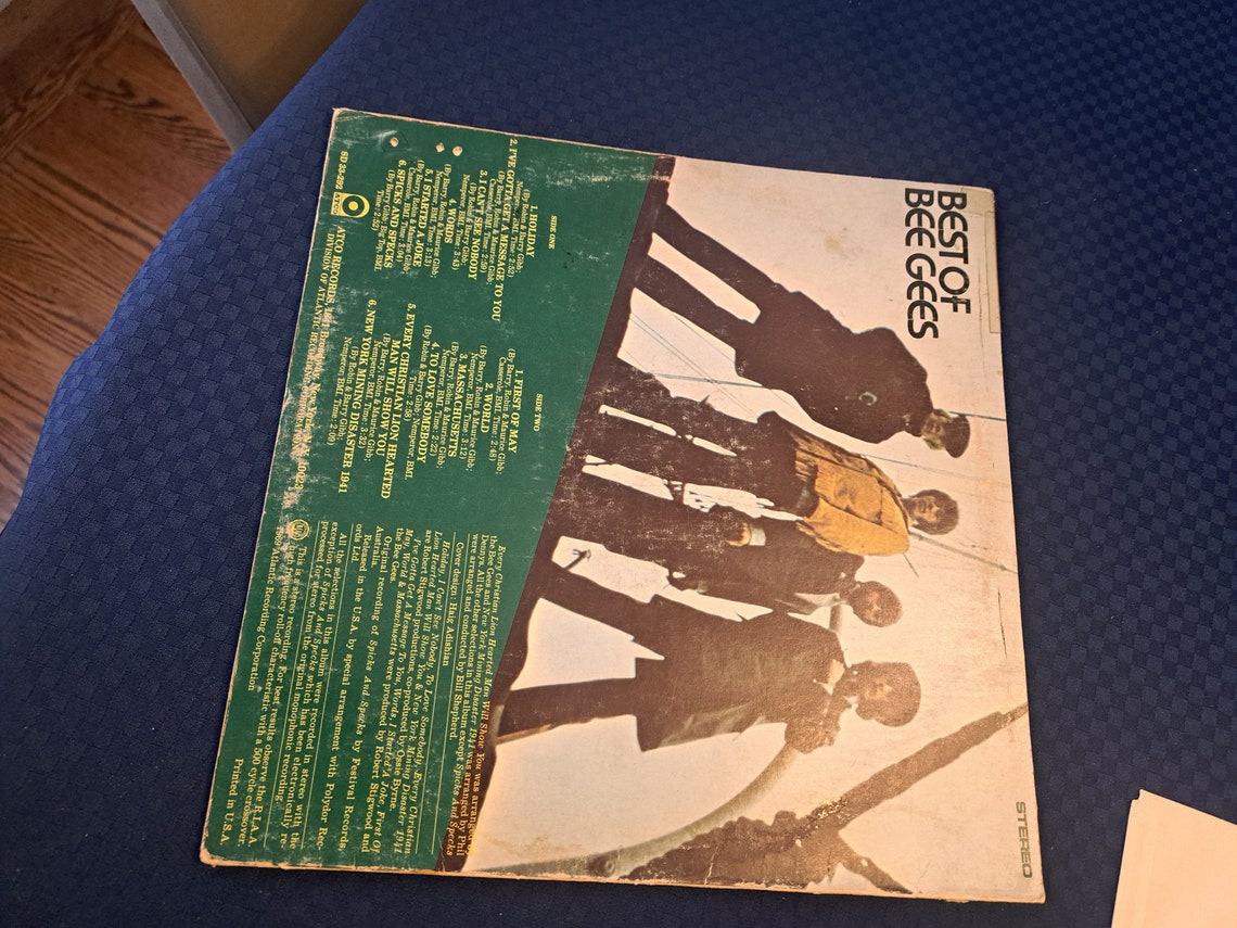 Best of the Bee Gees Vinyl Album, 1969 Edition - Etsy