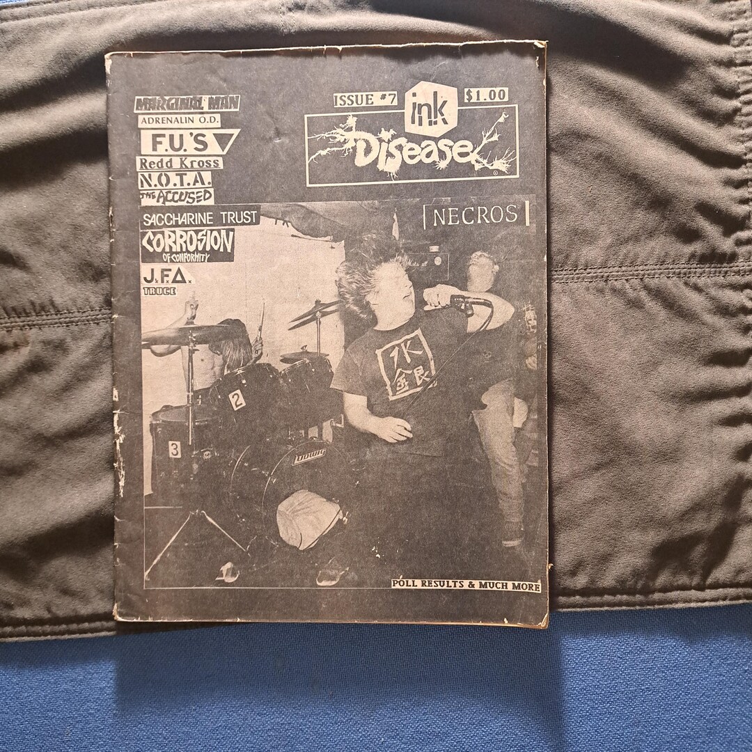 Vintage Ink Disease Magazine #7, 1984 Issue. - Etsy