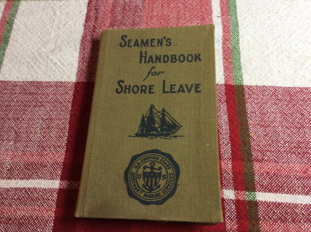 Seamen’s Handbook for Shore Leave Paperback, 1928 Edition - Etsy