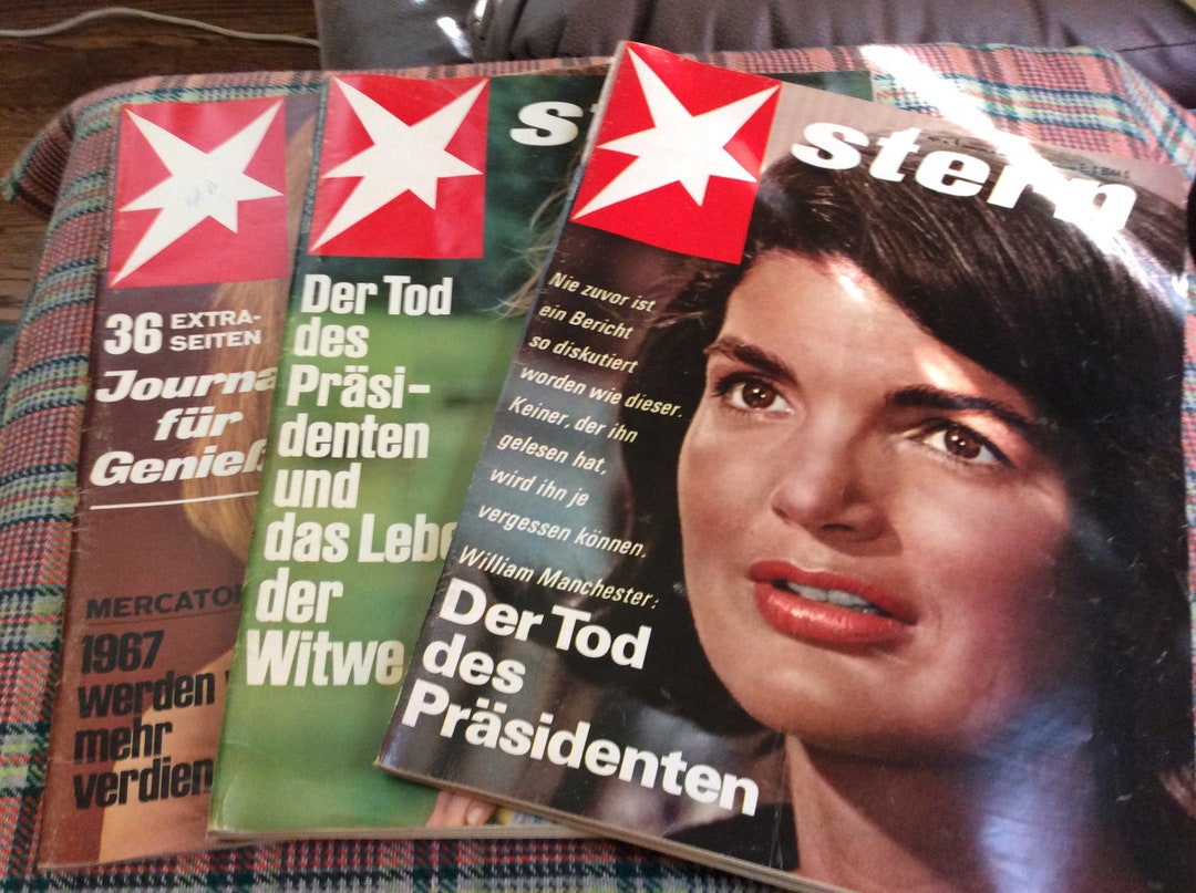 Lot of Three Vintage Stern Magazines (in German) 1967 Editions - Etsy