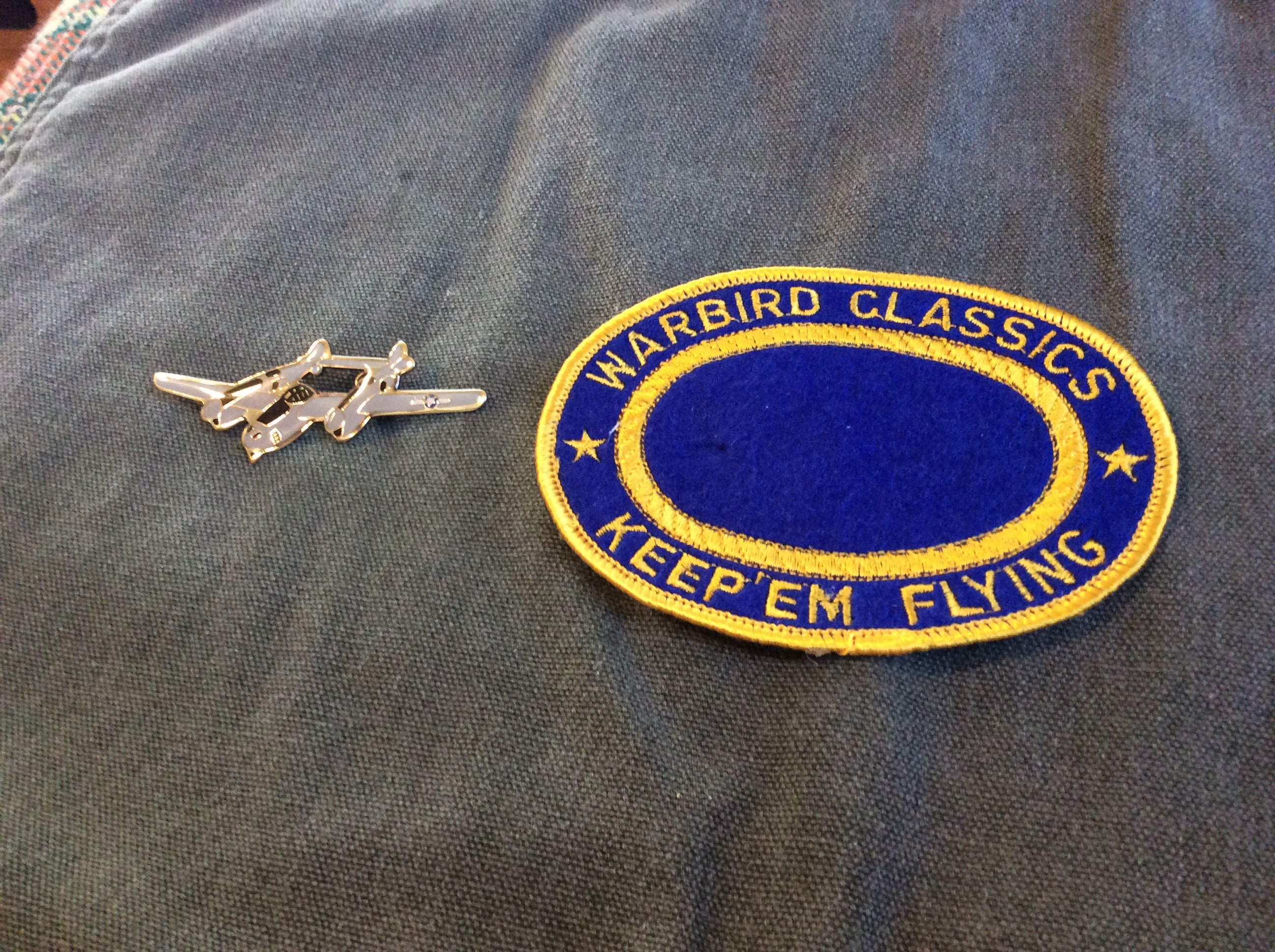 Warbirds Classics Keepem Flying Patch With Airplane Pin - Etsy