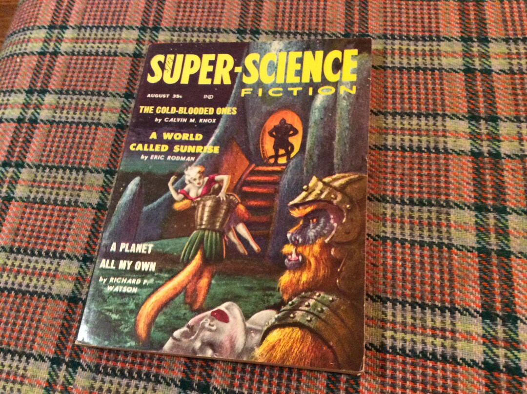 Super-science Fiction Magazine, August 1958 Issue - Etsy