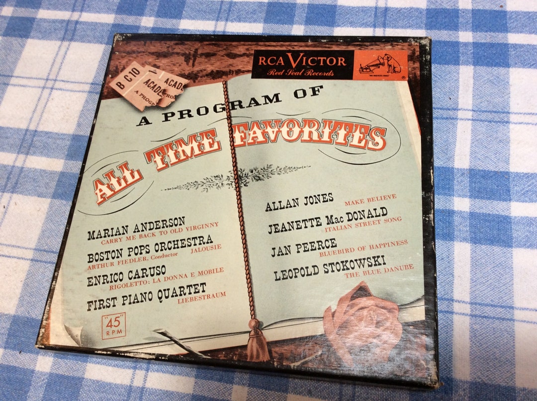 RCA Victor Red Seal Records All Time Favorites Five Vinyl Records - Etsy