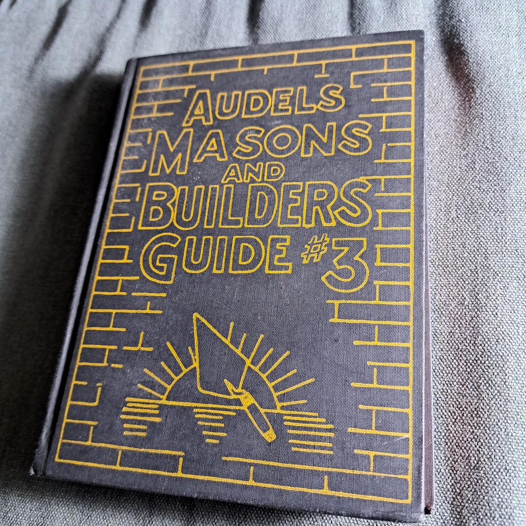Audels Masons and Builders Guide #3 Hardback, 1951 Edition - Etsy