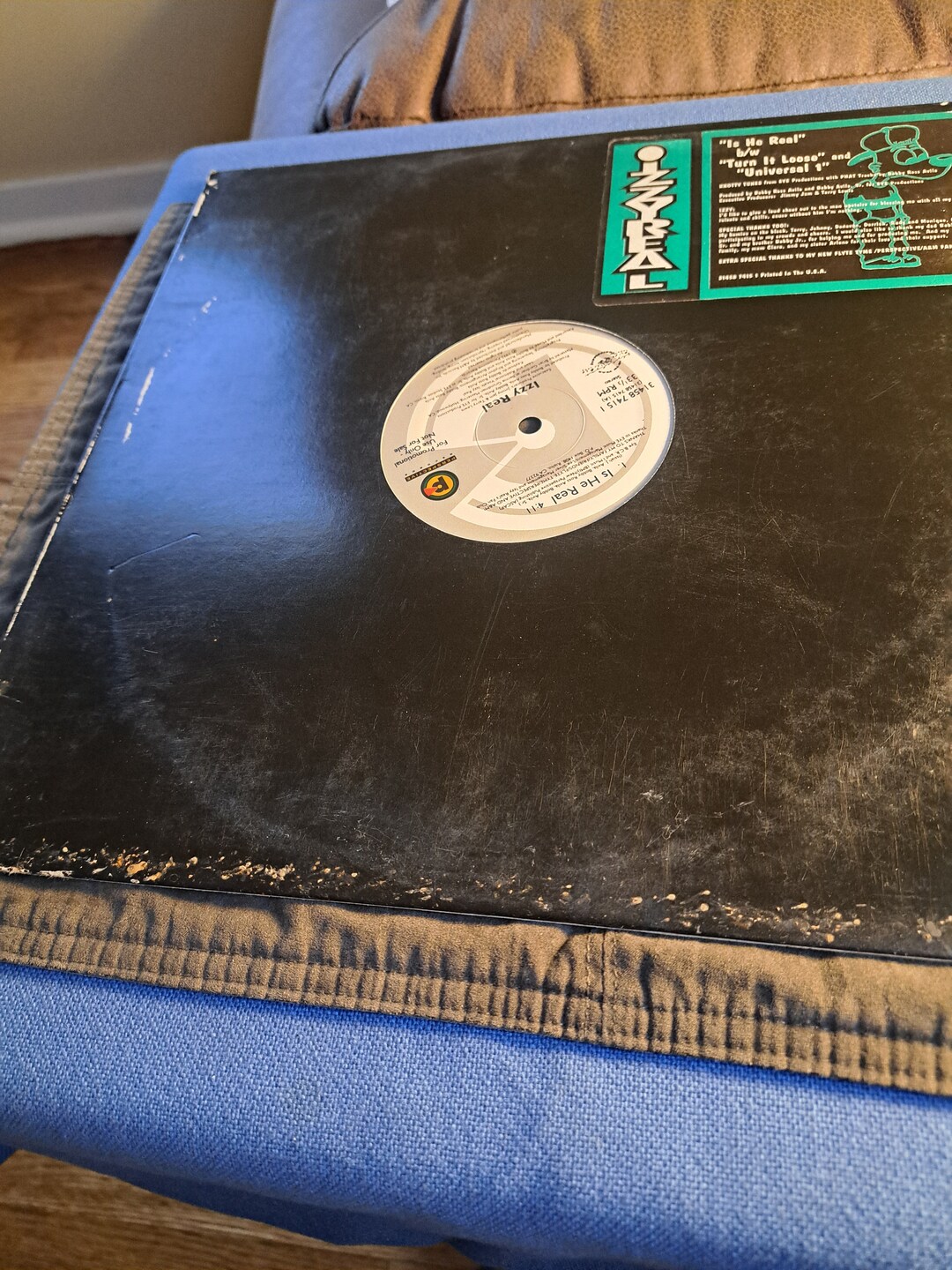 Izzy Real Turn It Loose Vinyl Album, 1992 Edition - Etsy