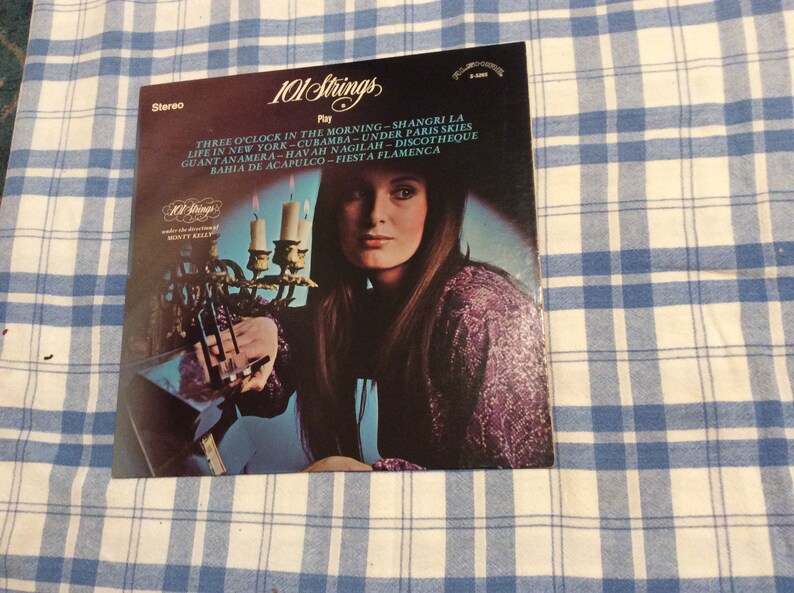 101 Strings Under the Direction of Monty Kellly Vinyl Album, 1972 ...