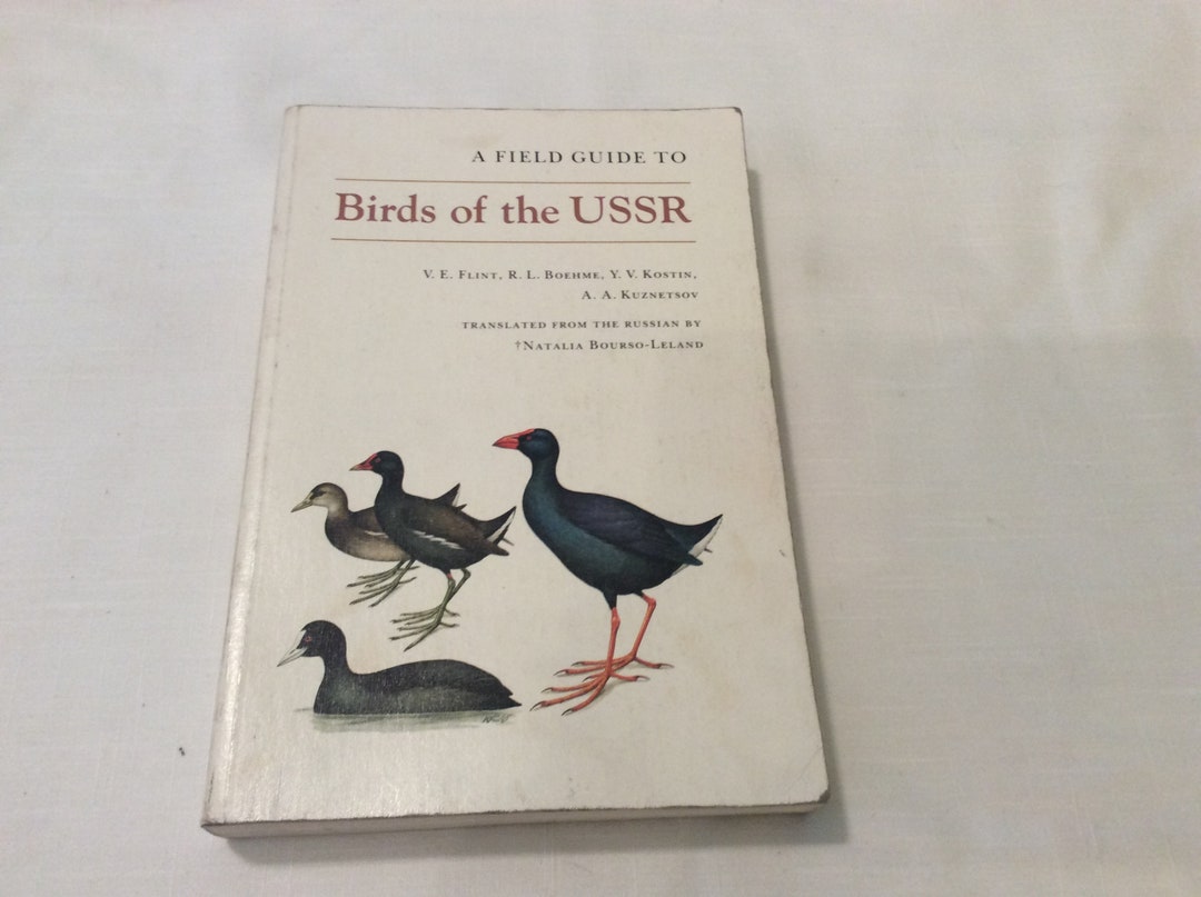 A Field Guide to Birds of the USSR Paperback, 1984 Edition - Etsy