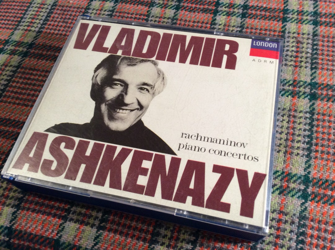 Vladimir Ashkenazy Rachmaninov Piano Concertos 2 CD Set, 1989 Edition ...