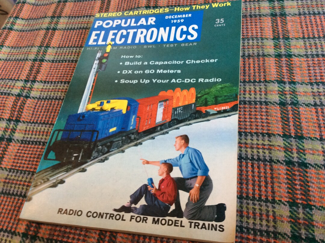 Vintage Popular Electronics Magazine December 1959 Edition - Etsy