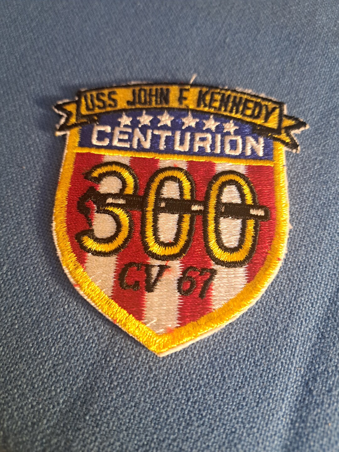 USS John F. Kennedy Centurion 300 CV-67 Patch - Etsy