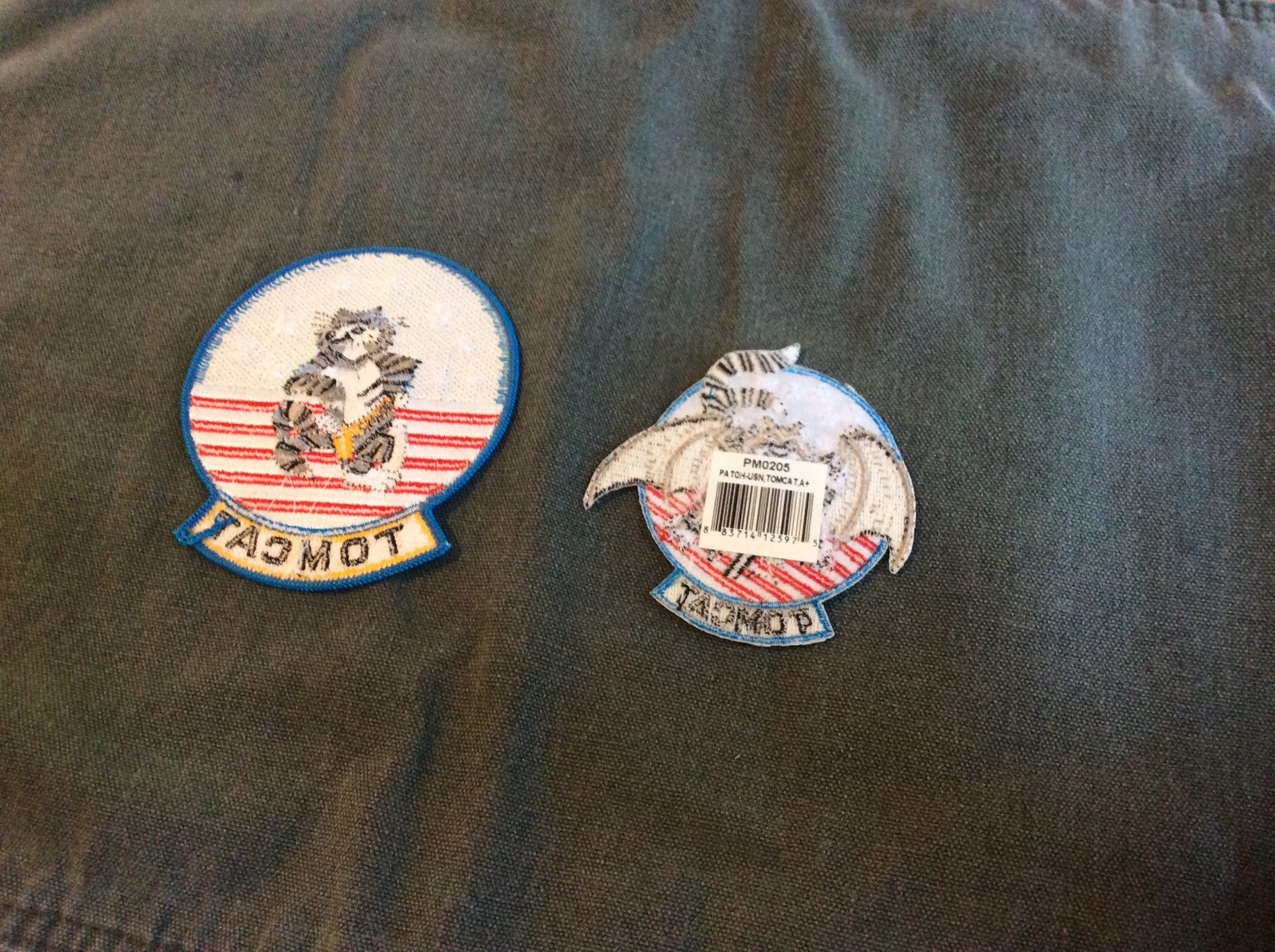 Lot of Two Vintage Top Gun Tomcat Patches - Etsy
