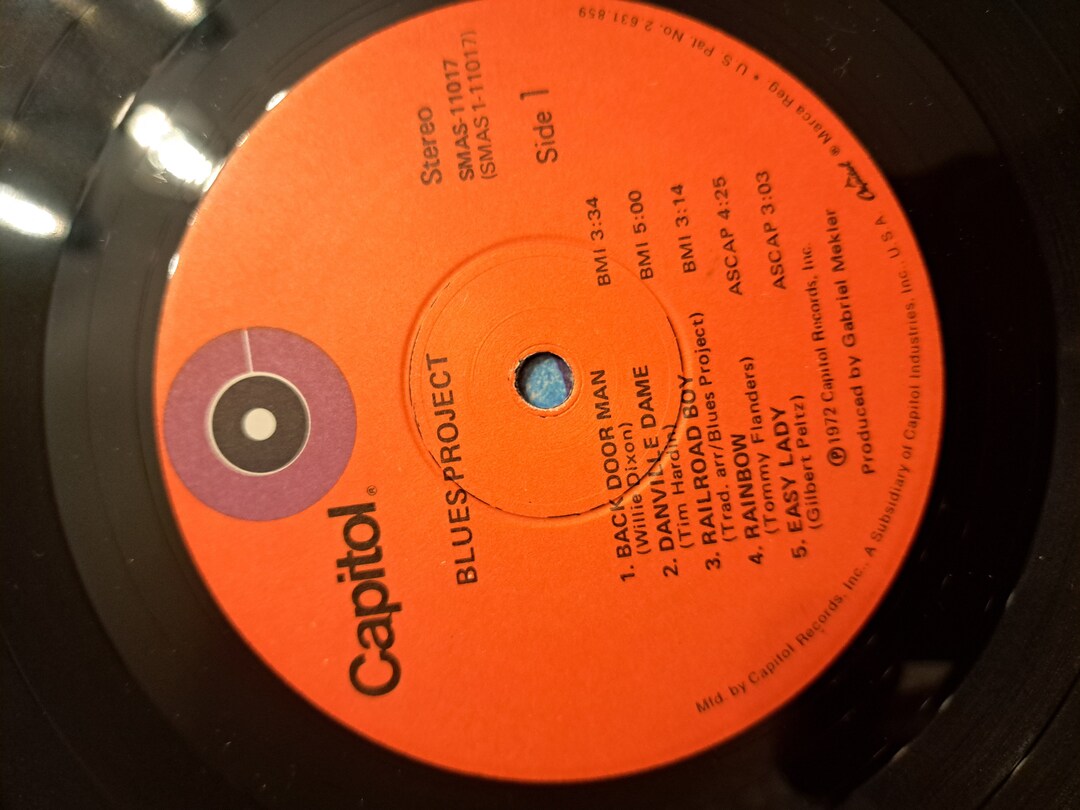 The Blues Project Vinyl Album, 1972 Edition - Etsy
