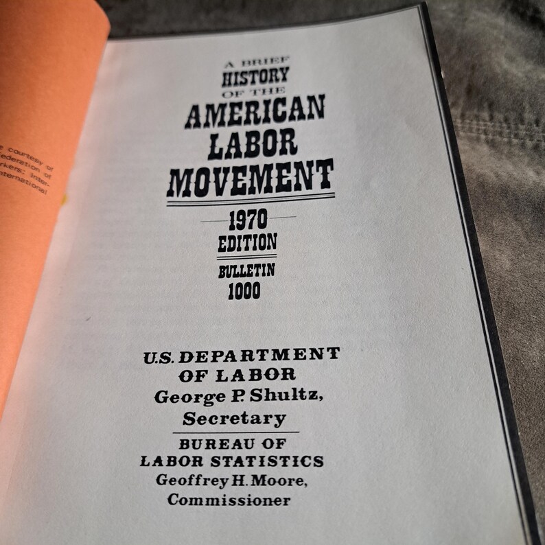 A Brief History of the American Labor Movement 1970 Edition Paperback ...