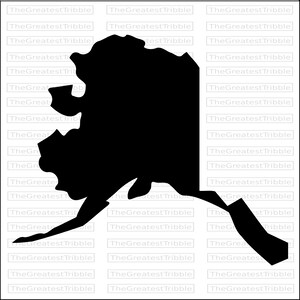 Alaska State Map Svg Png Jpg Eps Alaska Vector Clip Art Alaska ...