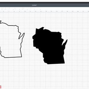 Wisconsin State Map Svg Png Jpg Eps Vector Graphic Clip Art Wisconsin ...