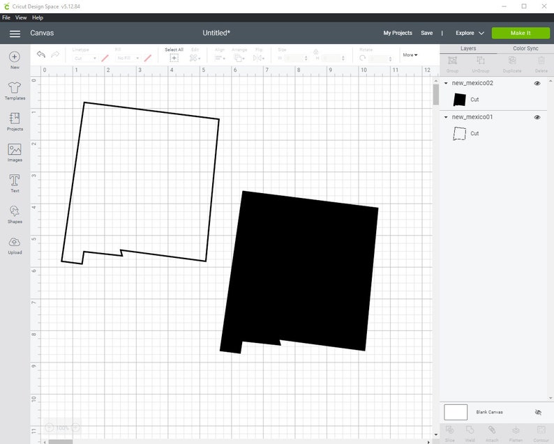 New Mexico State Map Svg Png Jpg Eps Vector Graphic Clip Art - Etsy