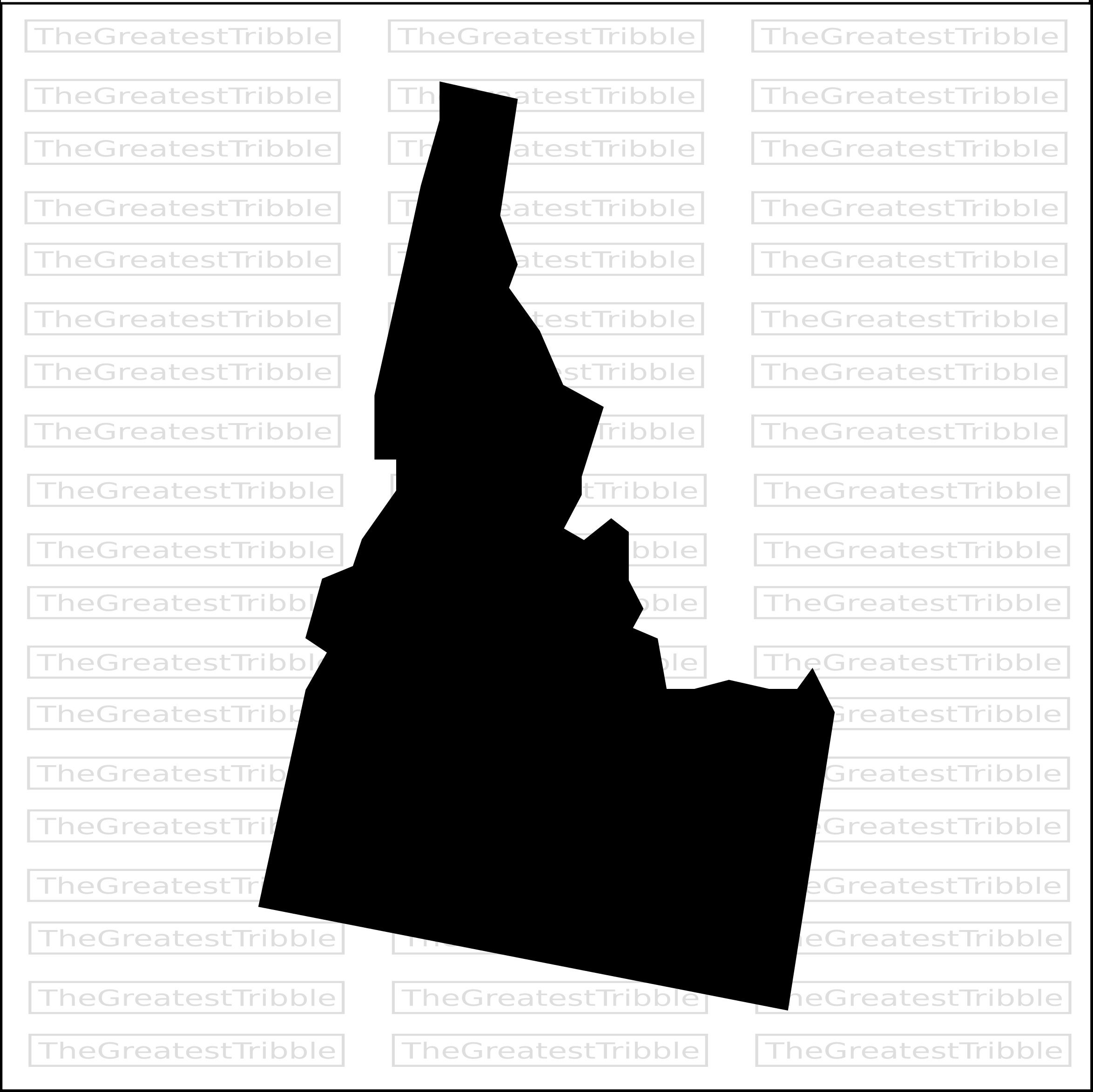 Idaho State Map Svg Png Jpg Eps Idaho Vector Idaho Clip Art - Etsy