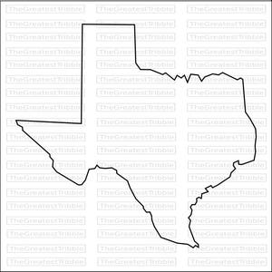 Texas State Map svg png jpg eps Vector Graphic Clip Art | Etsy