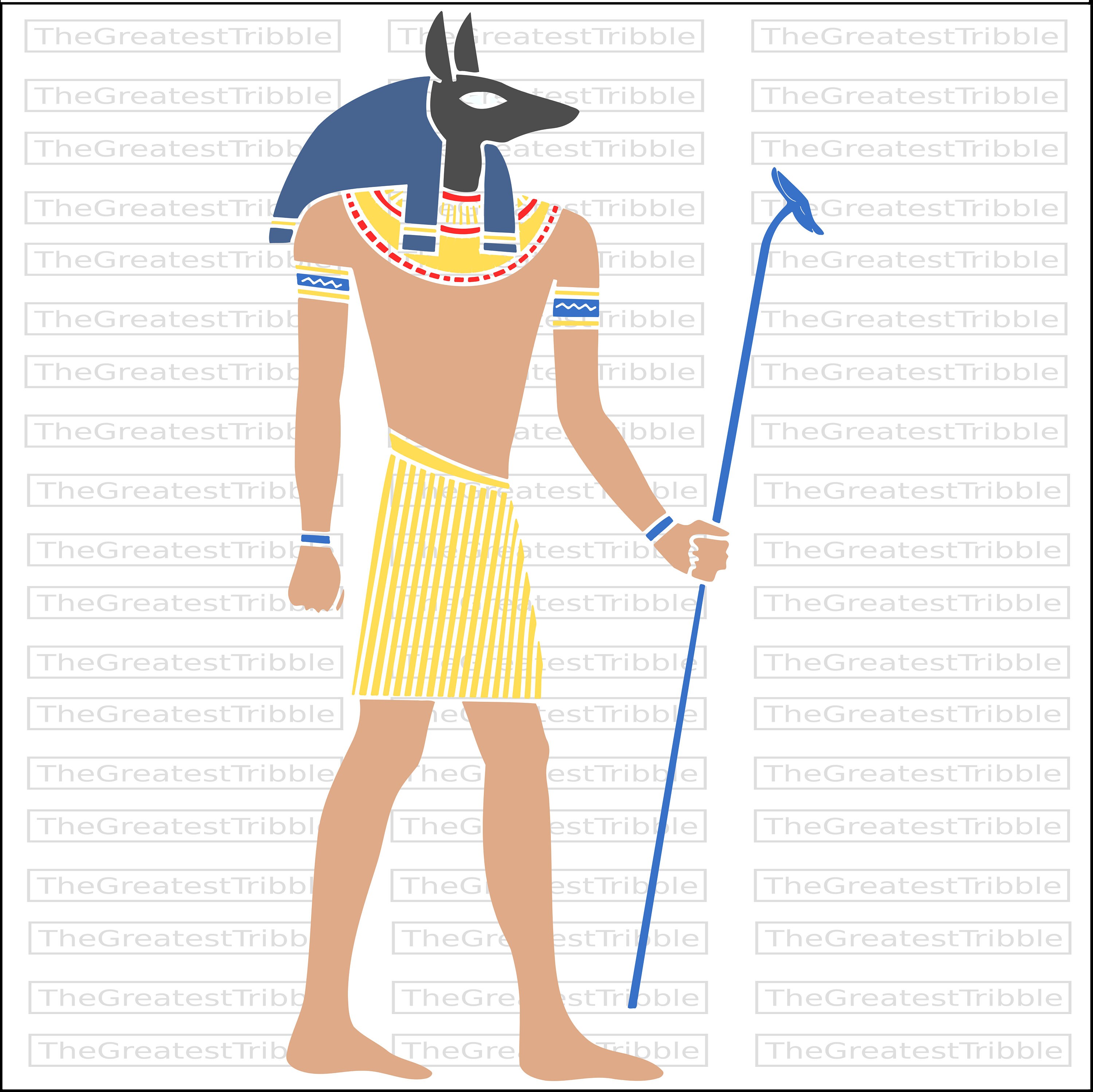 Anubis Egyptian God Clip Art Eps Svg Png Jpg Vector Graphic - Etsy Canada