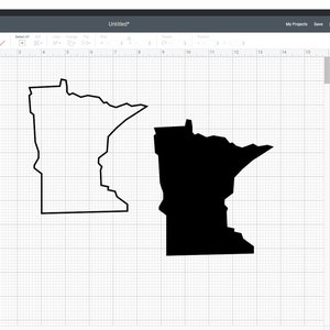 Minnesota State Map Eps Svg Png Jpg Vector Graphic Clip Art Minnesota ...