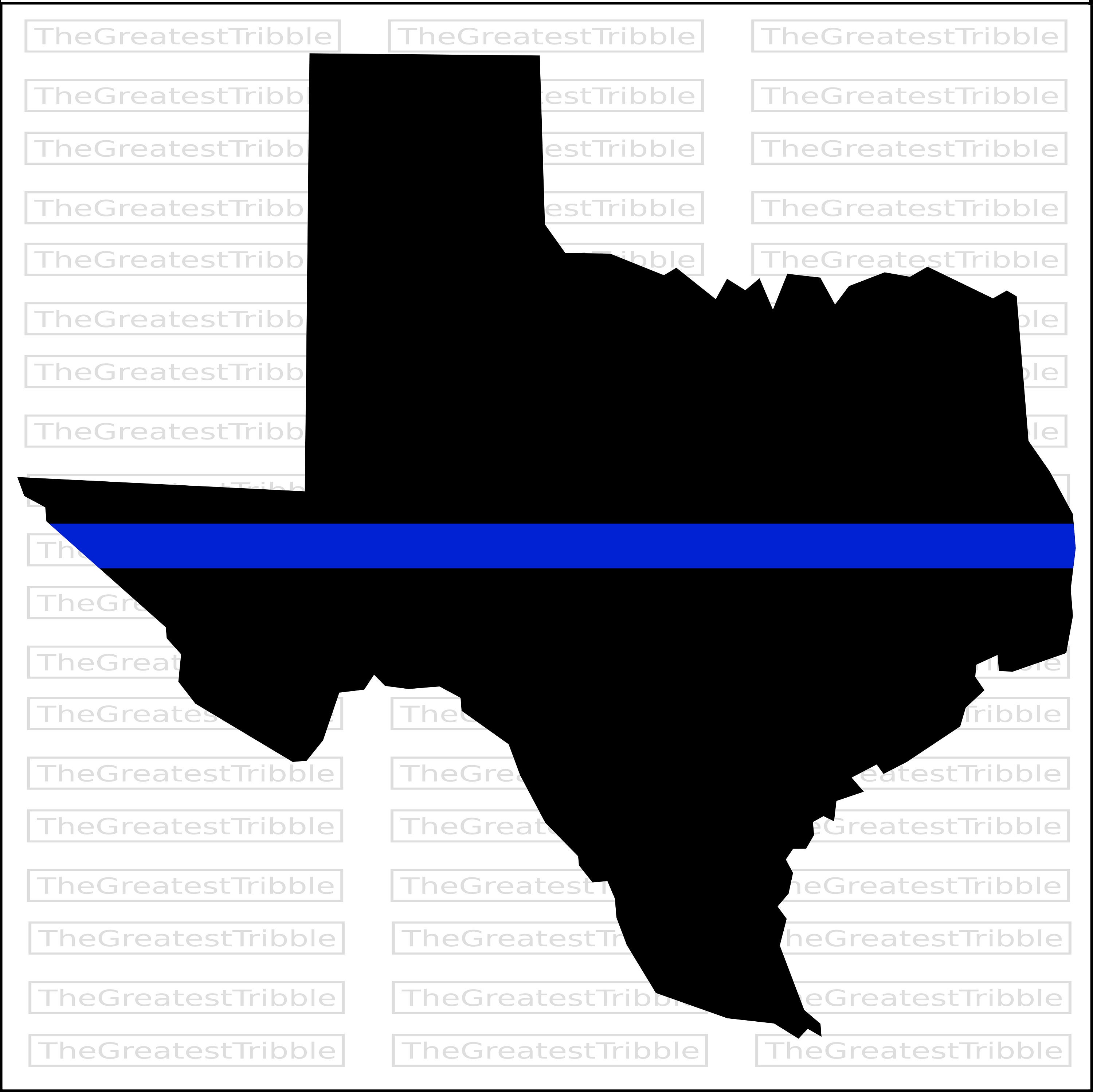 Thin Blue Line Texas USA Flag Thin Blue Line American Flag eps | Etsy