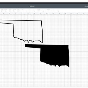 Oklahoma State Map Svg Png Jpg Eps Vector Graphic Clip Art Oklahoma ...