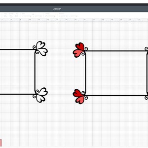 Valentine Heart Frame Eps Svg Png Jpg Valentine Heart Digital Valentine ...