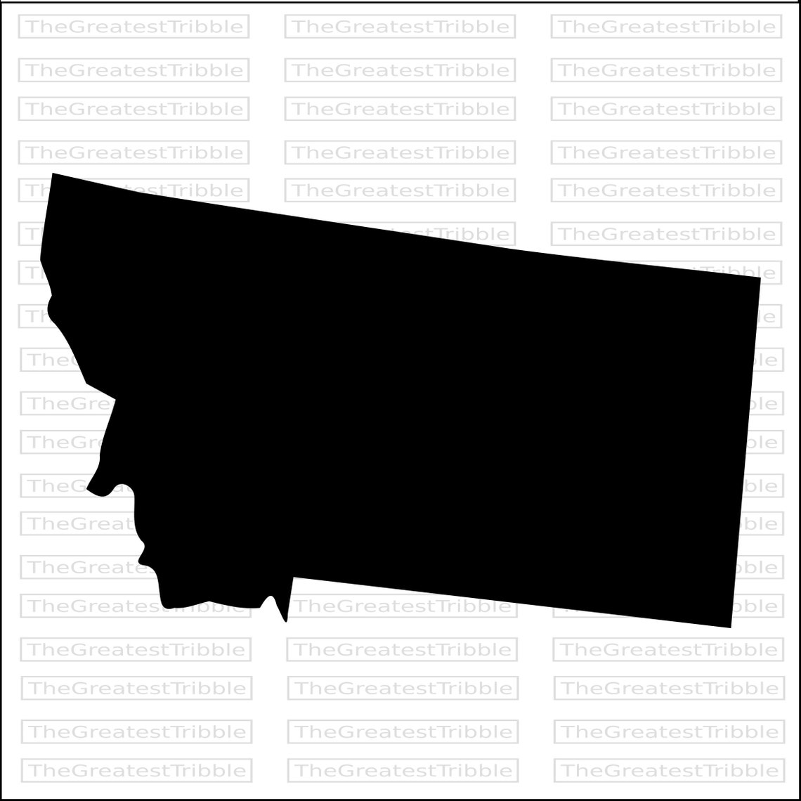 Montana State Map Svg Png Jpg Eps Vector Graphic Clip Art - Etsy