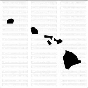 Hawaii State Map Svg Png Jpg Eps Hawaii Vector Graphic Clip Art Hawaii ...