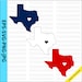 Texas Austin Heart Map Texas State Capital Heart Svg Png Jpg Eps Vector ...