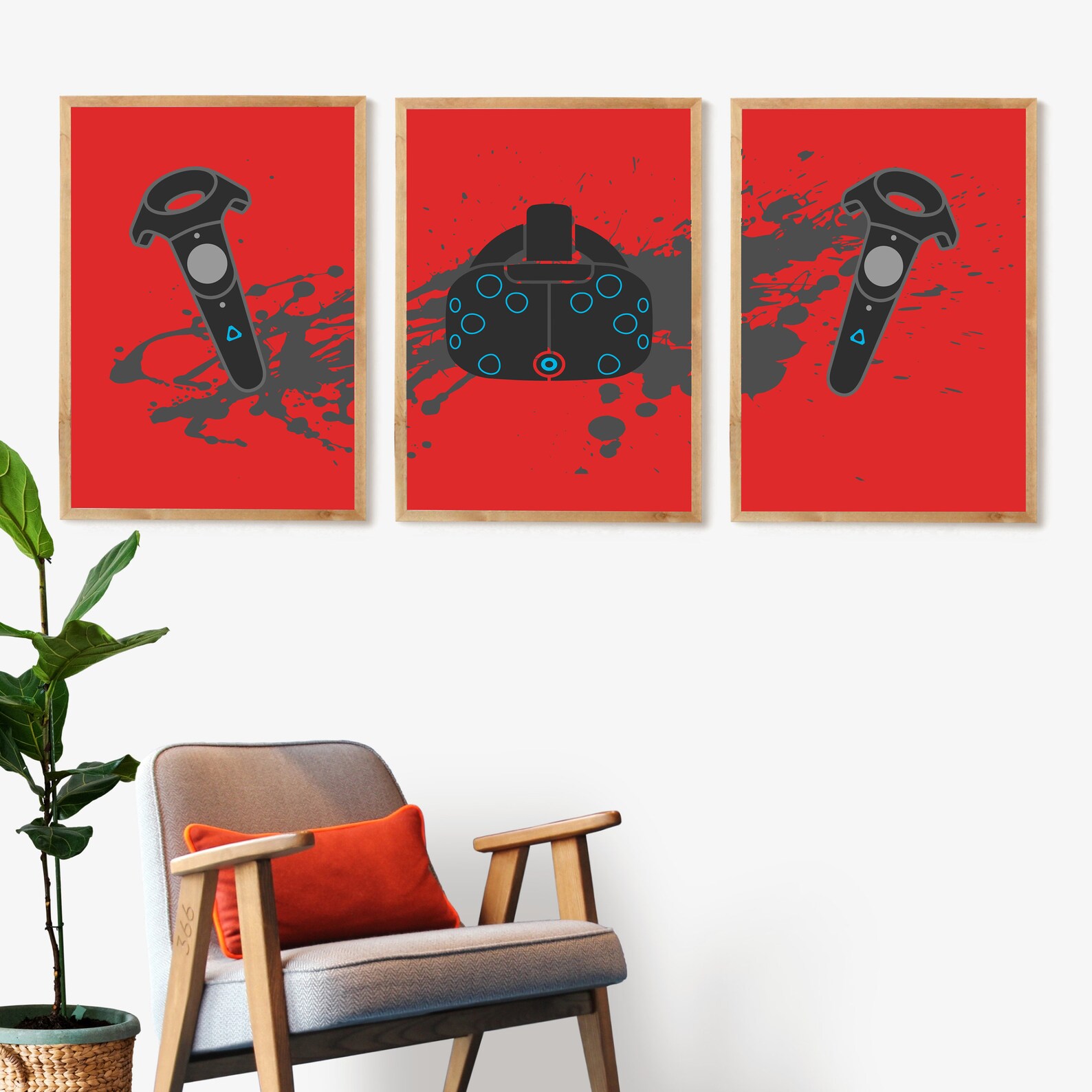 Virtual Reality Game Room Poster Virtual Reality Print VR | Etsy