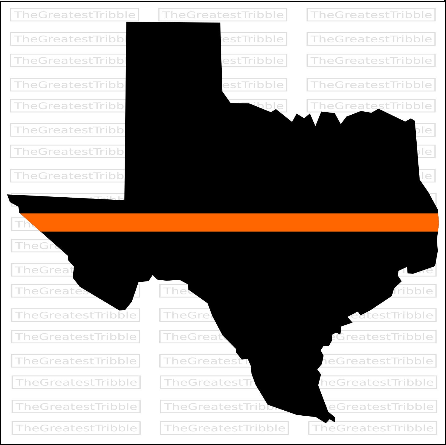 Thin Orange Line Texas USA Flag Thin Orange Line American Flag Eps Svg ...
