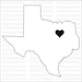 Texas Dallas Heart Map Texas Fort Worth Heart Svg Png Jpg Eps - Etsy
